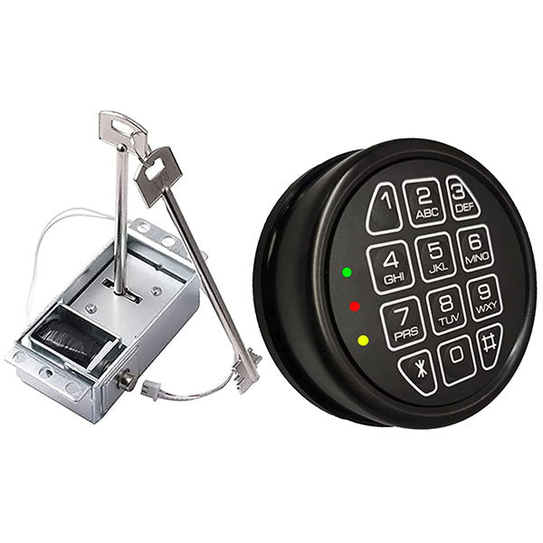 Electronic Safe Combination Lock Gun Safe Solenoid Lock Black Keypad C Mount Parts