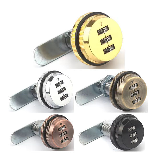 Cam Lock 3 Digit Password Turn OEM Golden Supplier Combination Cam Loc ...