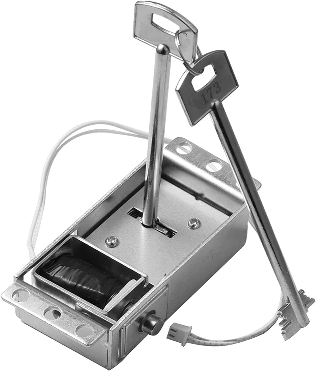 Solenoid Lock With 2 Master Override Keys Safe Lock Parts Replacement ...