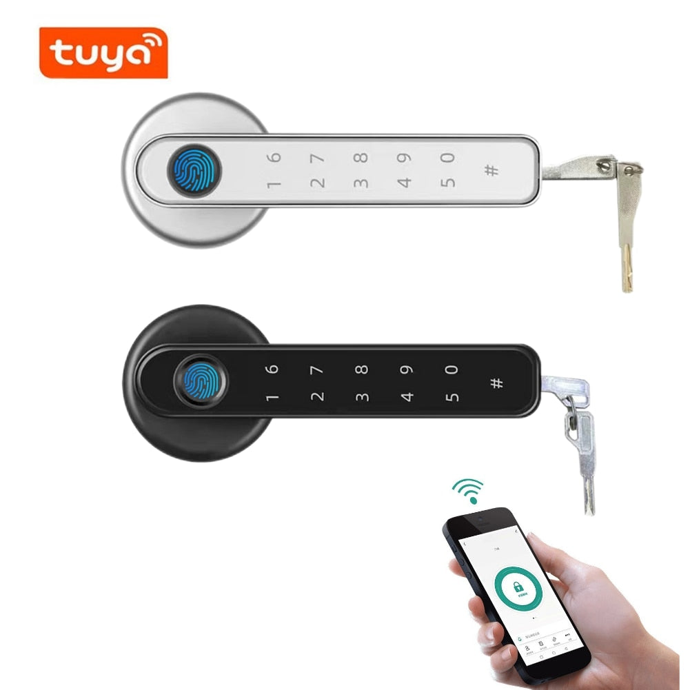 Bluetooth-compatible Electronic Door Lock USB Charging Door Knobs Lock ...